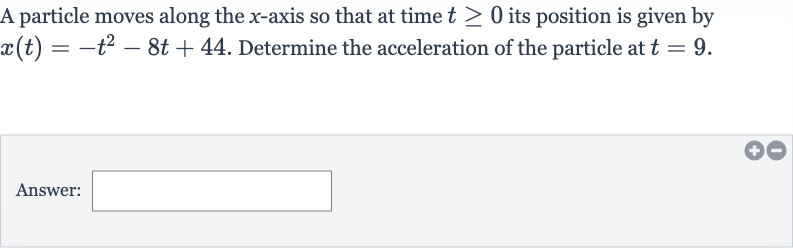 (Solved)-A particle moves along the x-axis so that at time t >= 0 i